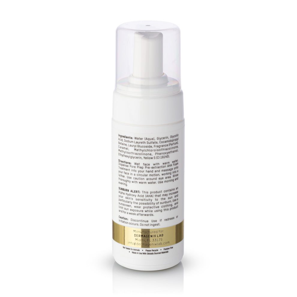 Pore Prep Pre-Extraction AHA - Foam Treatment - 4fl oz - 120ml ...