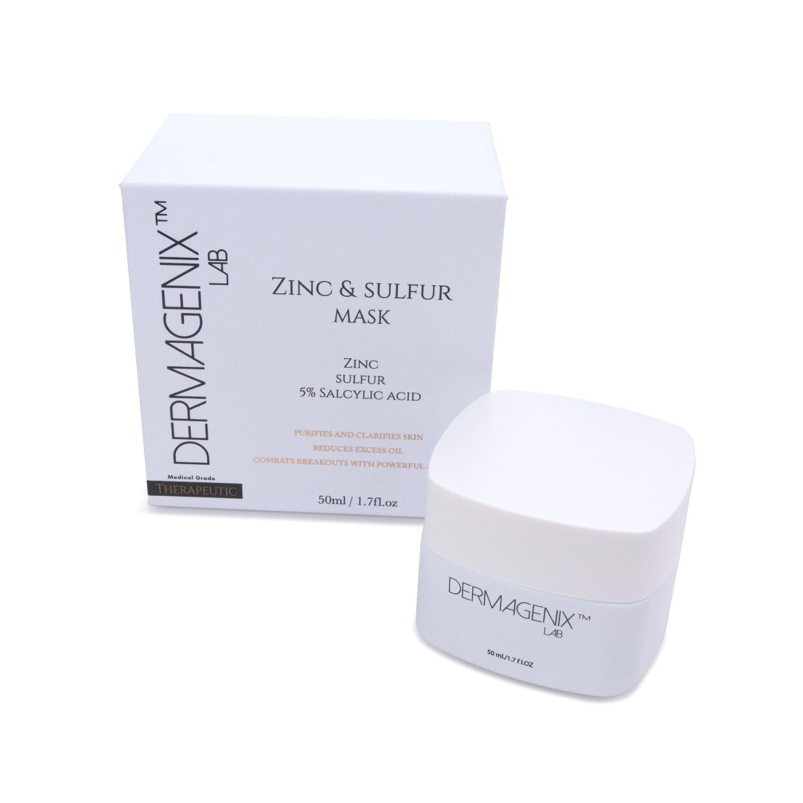 Therapeutic Zinc Sulfur Mask – dermagenixlab